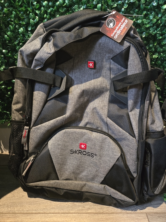 Bags | Mens Grey Travel Backpack | Poshmark